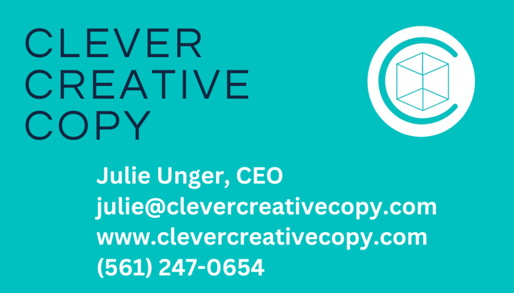 Contact Us! - Clever Creative Copy